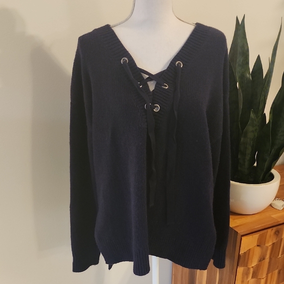 GAP | Sweaters | Laceup Gap Sweater | Poshmark